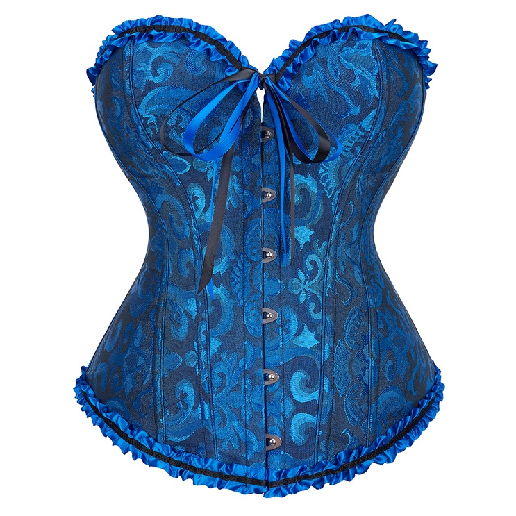 Beonlema ชุดคอร์เซ็ท ชุดชั้นใน พลัสไซซ์ แต่งลูกไม้ ลายดอกไม้ สไตล์วินเท ...