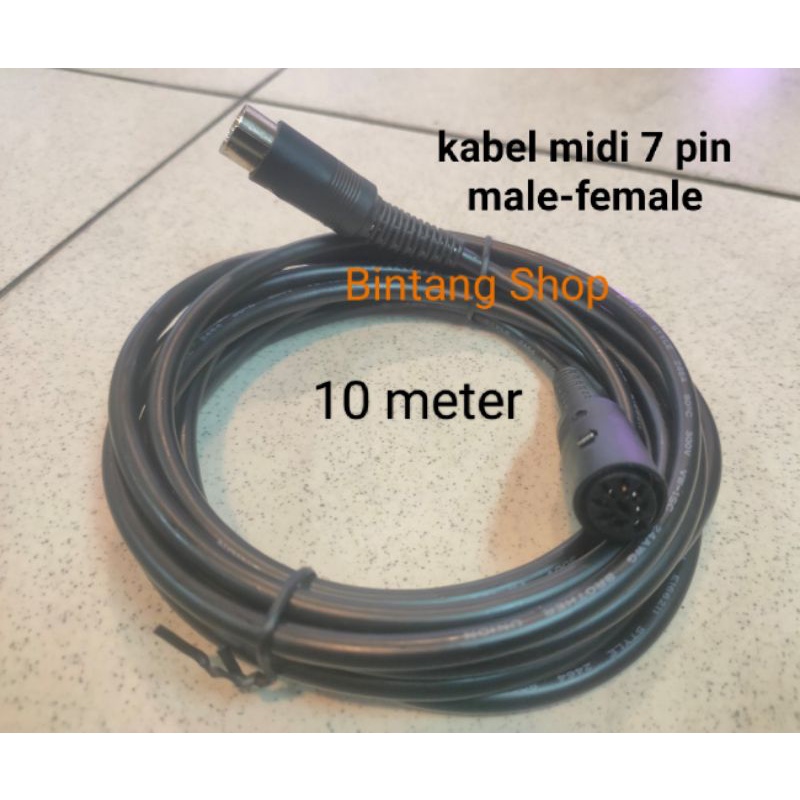 Philips Bosch toa MIDI สายเชื่อมต่อไมค์ชายหญิง 7 พิน 10 เมตร | Shopee ...