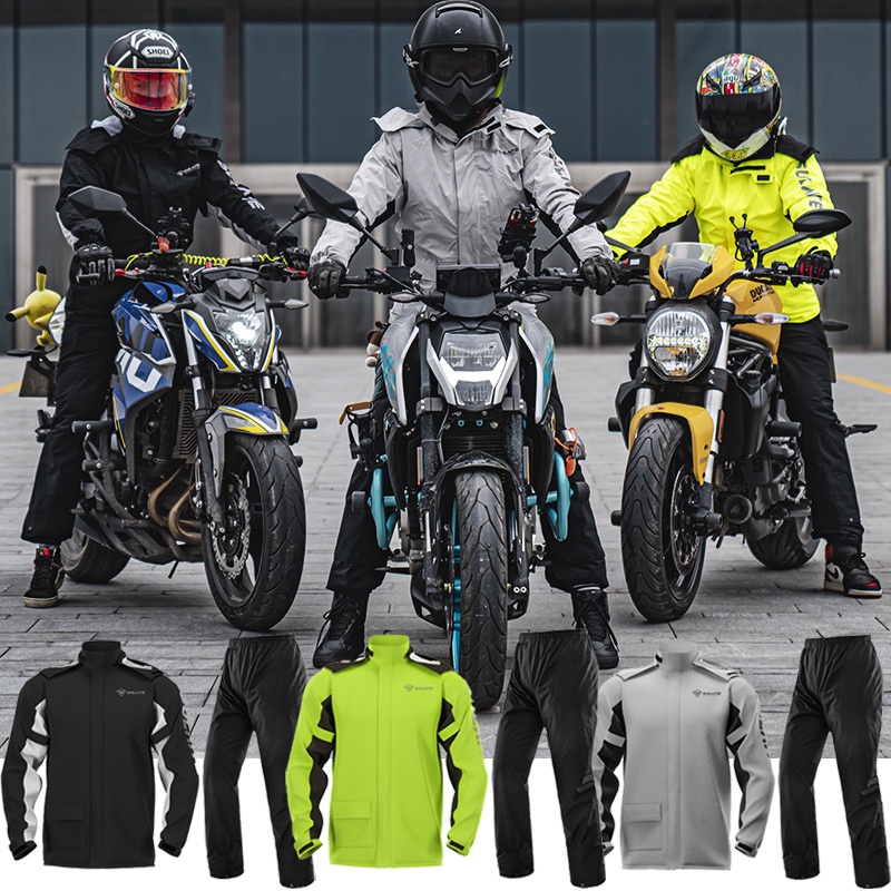 ของแท้ 100 %SULAITE Motorcycle Raincoat Suit Men Lady Outdoor Ultrathin ...