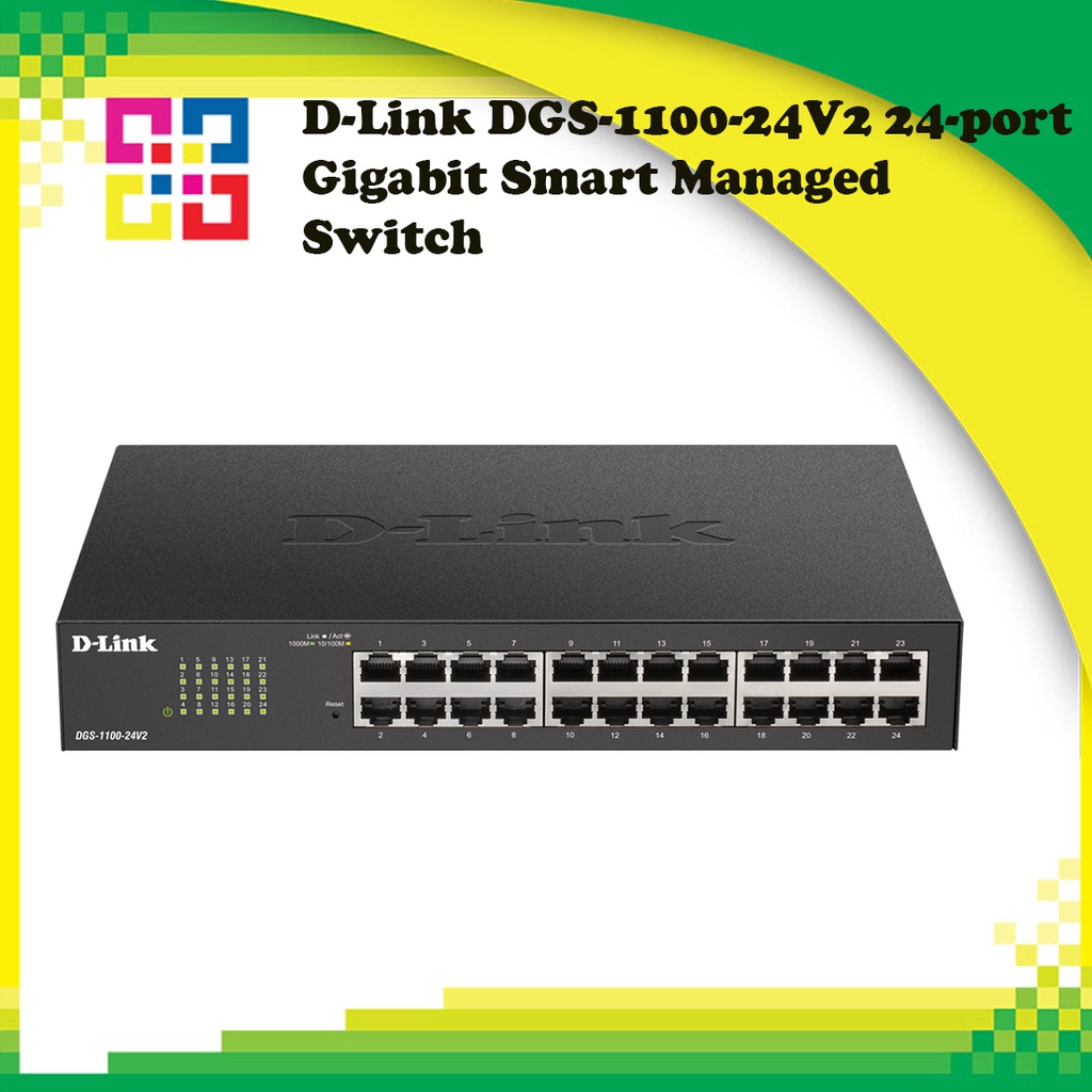 D-Link DGS-1100-24V2 24-port Gigabit Smart Managed Switch | Shopee Thailand