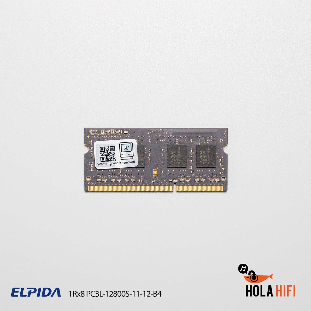 แรมโน๊ตบุ๊ค RAM Memory ELPIDA 4GB 1600MHz DDR3 12800 SO-DIMM [USED ...