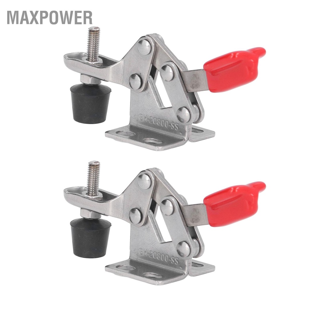 Maxpower 2 Pcs Quick Release Vertical Toggle Clamp Stainless Steel ...