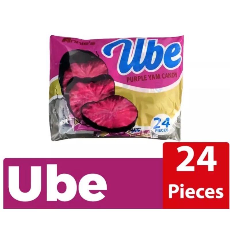 Annie's Ube Purple Yam Candy 24pcs | Shopee Thailand