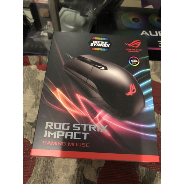 rog strix impact gaming mouse ของใหม่ ยังไม่แกะกล่อง ประกัน 1/2023 ...