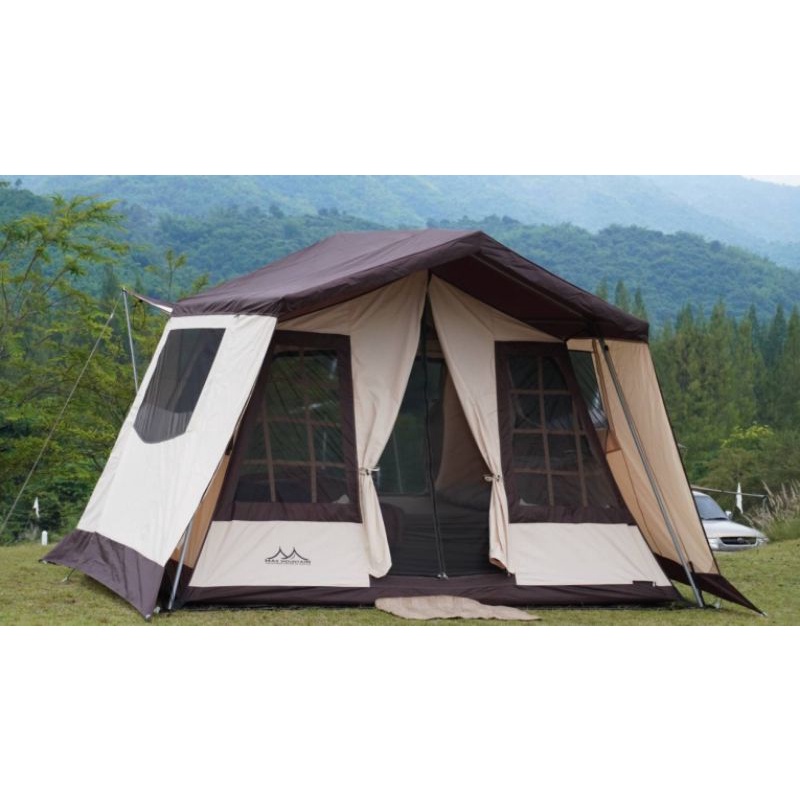 Max mountain รุ่น Max Cabin 2 เต็นท์เคบิ้น ผ้าแคนวาส | Shopee Thailand