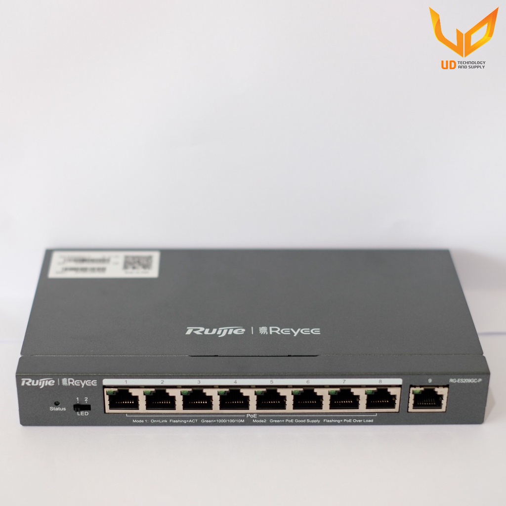 Ruijie รุ่น RG-ES209GC-P 9 Port Gigabit PoE Switch ของแท้ รับประกัน 3 ...