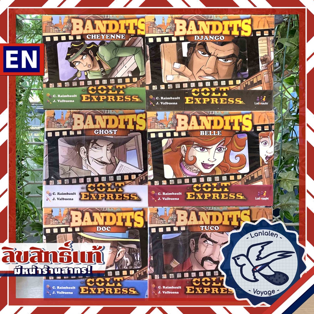 Colt Express Bandits – Belle / Cheyenne / Djanco / Doc / Ghost / Tuco ...