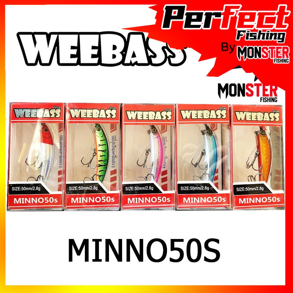 เหยื่อวีแบส รุ่น MINNO50s SINKING by WEEBASS | Shopee Thailand