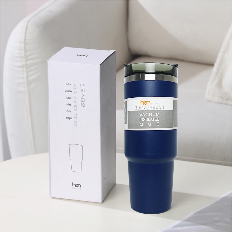 HAN แก้วเก็บความเย็น 30oz 890ml สแตนเลสแท้ รับประกันไอน้ำไม่เกาะแก้ว ขนาด 30ออนซ์ พร้อมส่งจากไทย ...