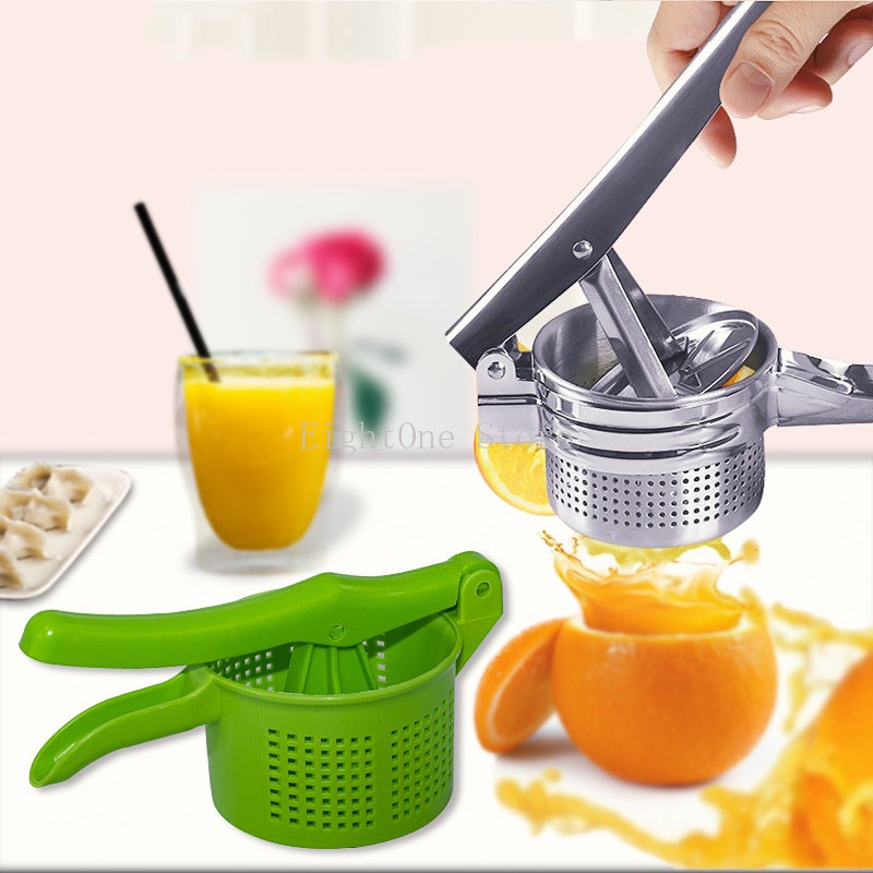 Cold Press Stainless Steel Fruit Juicer Manual Extractor Slow Hand ...
