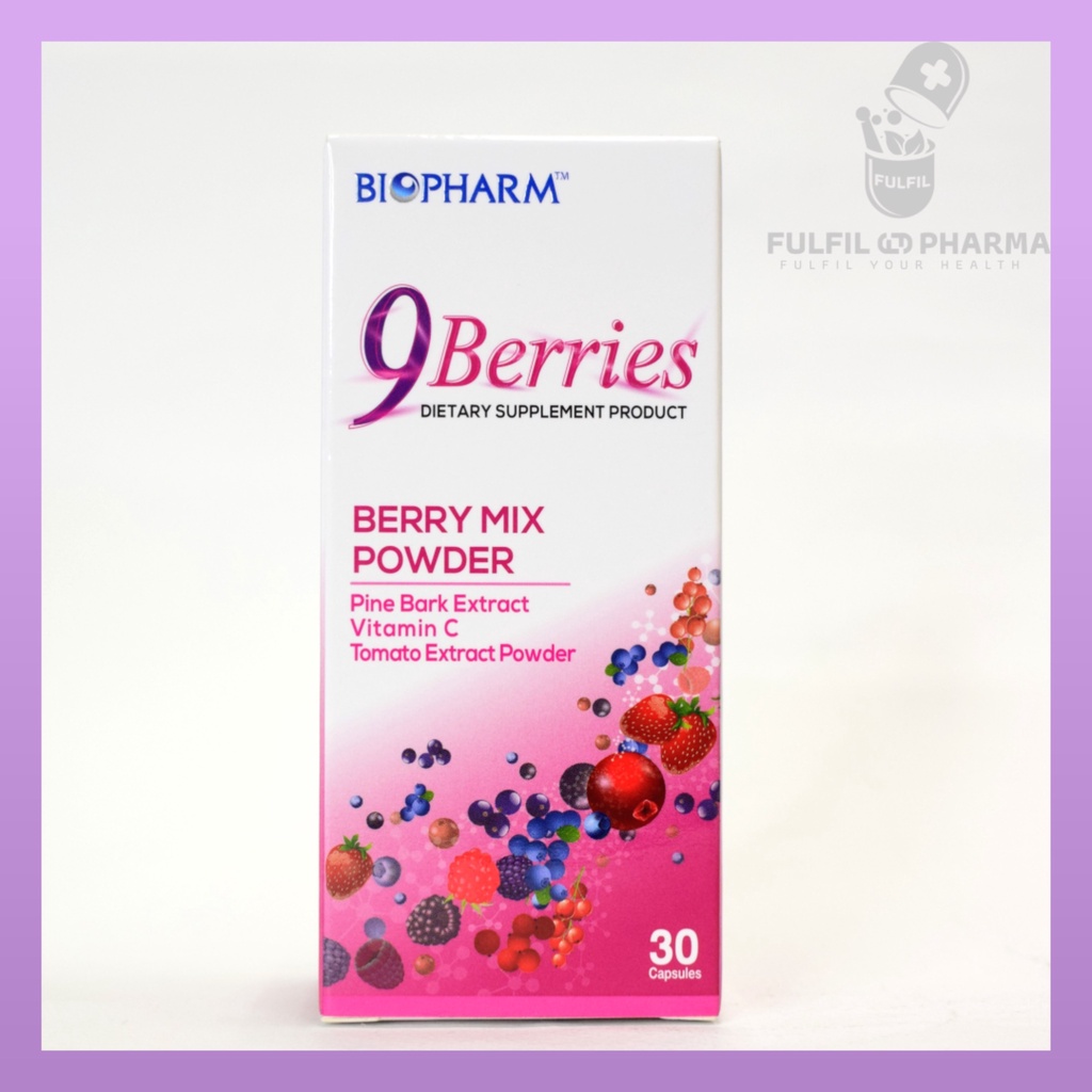 Biopharm 9 Berries Berry Mix Powder ไบโอฟาร์ม 9 เบอร์รี่ส์ ผงมิกซ์เบอร์ ...