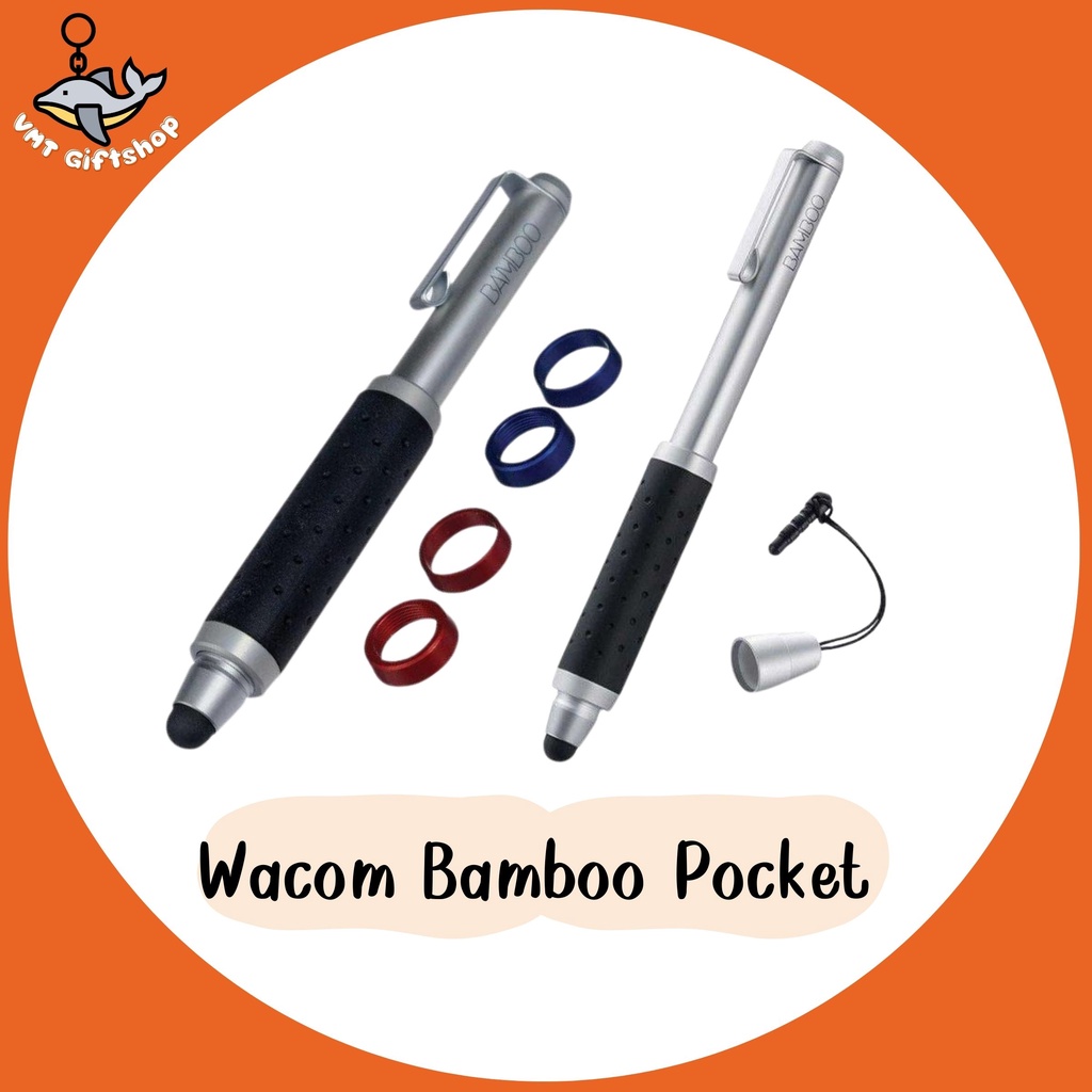 Wacom Bamboo Pocket Expandable Stylus For Touch Screen Tablet iPad ...