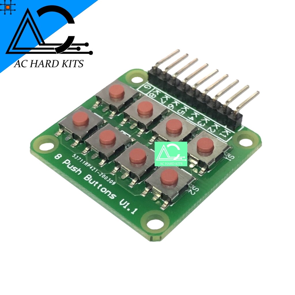 2x4 Keyboard Keypad Module โมดูลสวิตช์ 8 ปุ่ม | Shopee Thailand