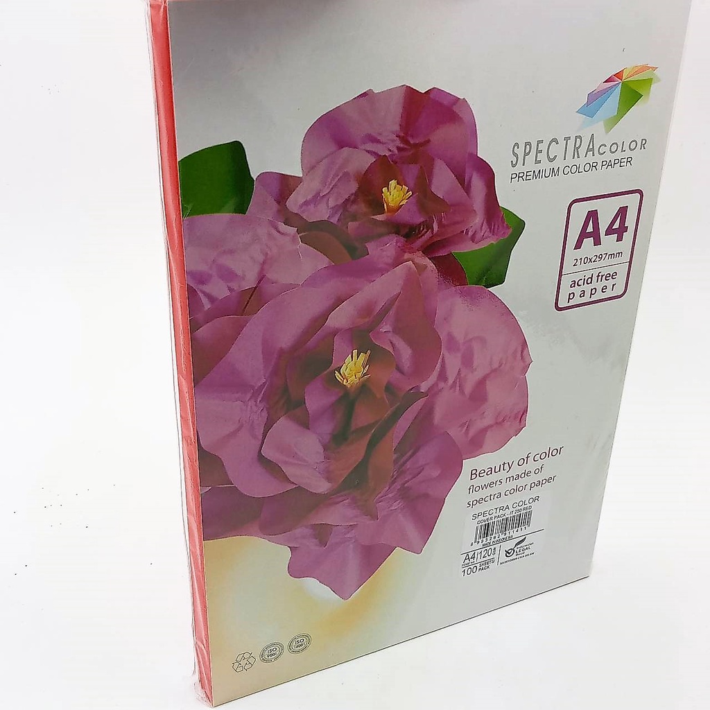 กระดาษสี สเปคตรา (100 แผ่น) Spectra Color Paper A4 120g. | Shopee Thailand