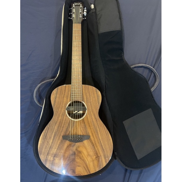 กีต้าร์โปร่งไฟฟ้า ยี่ห้อ Veelah รุ่น Mini Camper KoaE มือสอง | Shopee ...