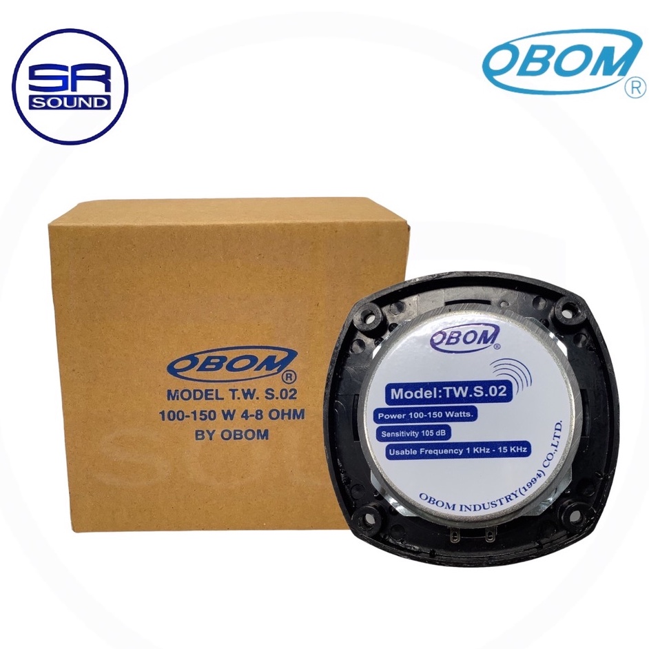 OBOM TWS02 ทวิสเตอร์เสียงแหลม100-150W TWS-02 TWS 02 (สินค้าใหม่แกะกล่อง ...