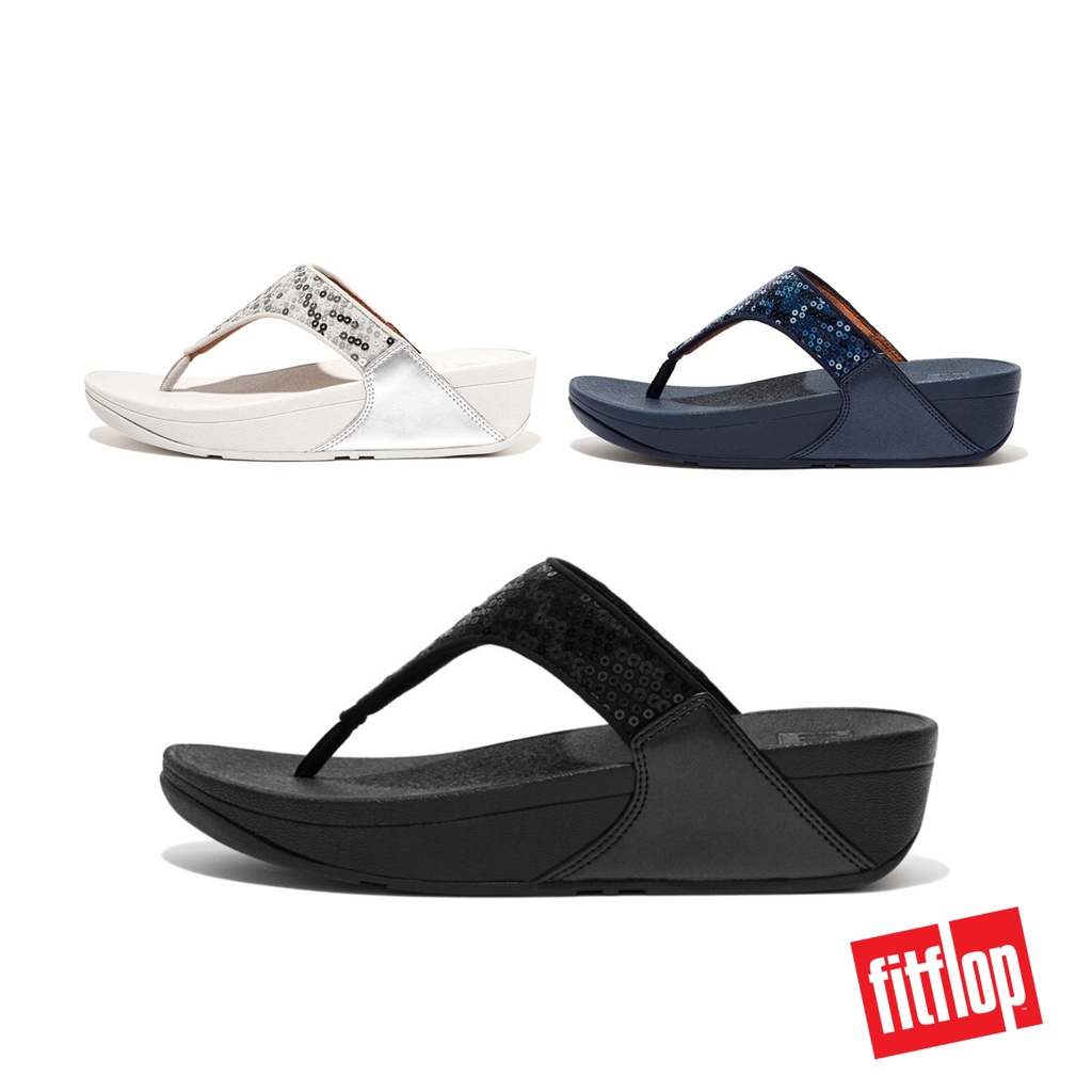 [โค้ด DDXFEBW4 ลดอีก10%] FITFLOP Women's SURFA Sequined Toe-Post Sandals รองเท้าแตะ ฟิตฟลอป ...