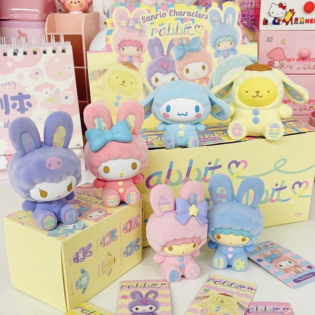 [แบบแยก] Sanrio Miniso Rabbit Fluffy ลิขสิทธิ์แท้ 💕 ซานริโอ้ ของสะสม ...
