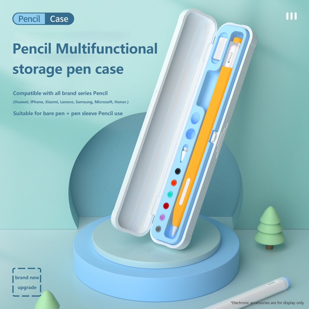 กล ่ องเก ็ บดินสอสําหรับ Apple Pencil Pro USB C ผู ้ ถือแบบพกพาแบบพกพา ...