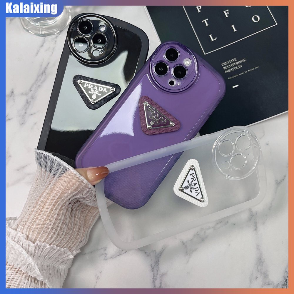 เคสโทรศัพท์มือถือแบบนิ่ม โปร่งแสง ลาย Prada 3D สําหรับ iPhone 14 Pro Max 13Pro 12promax 11Pro X ...