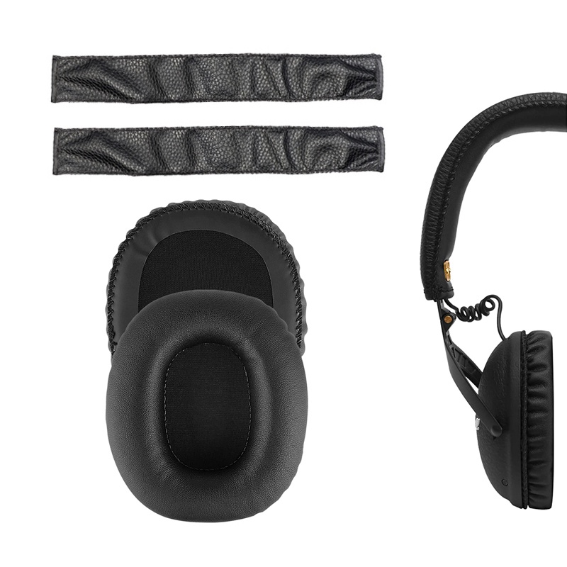 เปลี ่ ยนหูฟังแถบคาดศีรษะ Earpads Ear Pad เบาะฟองน ้ ําชุดหูฟัง Earmuffs สําหรับ Marshall ...