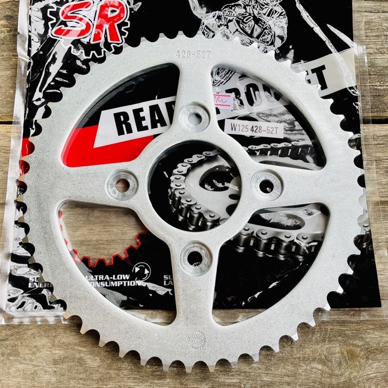 (ขนาด 51T) SR REAR SPROCKET สเตอร์หลัง , เสตอร์หลัง WAVE125 , WAVE100S 2005 , WAVE110i 428 -51T ...