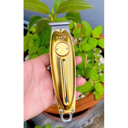 Kemei KM-1949 ปัตตาเลี่ยนกันขอบ แกะลาย แต่งหนวดเครา ลับคม แต่งบาง เซาะร่องฟัน ลับฟันบนบางให้แล้ว ...