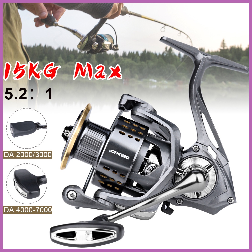Spinning Reel AD2000-7000 ประมงรีลFishing Reel โลหะเต็มรูปแบบ Rocker 5. ...