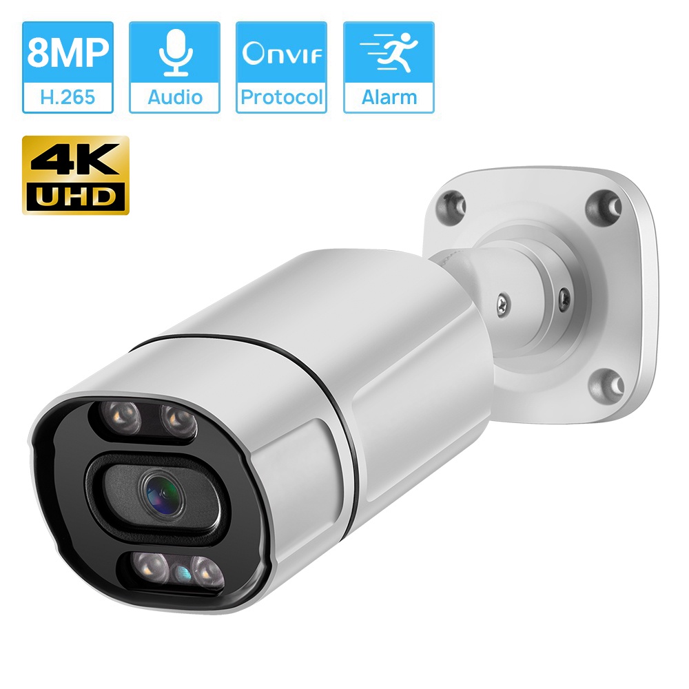 Hamrol 8MP/4K Ultra HD Face Detection IP Camera Color Night Vision ...