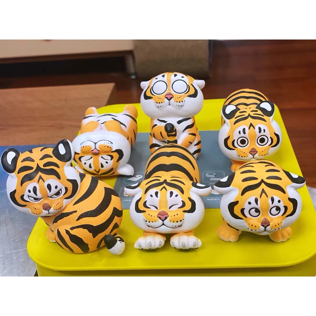 ใหม่ 52TOYS Tiger's Daily Series Blind Box Tiger Figure Trendy Play ...