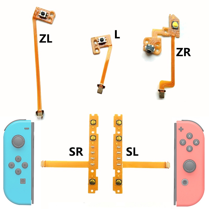 Sl SR ZR ZL L สายแพปุ่มซ้าย ขวา แบบเปลี่ยน สําหรับ Nintendo Switch ...