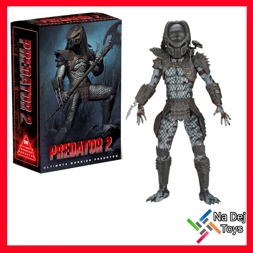 NECA The Predator 2 Ultimate Warrior Predator 7" Figure ดิ เพรดเดเทอร์ ...