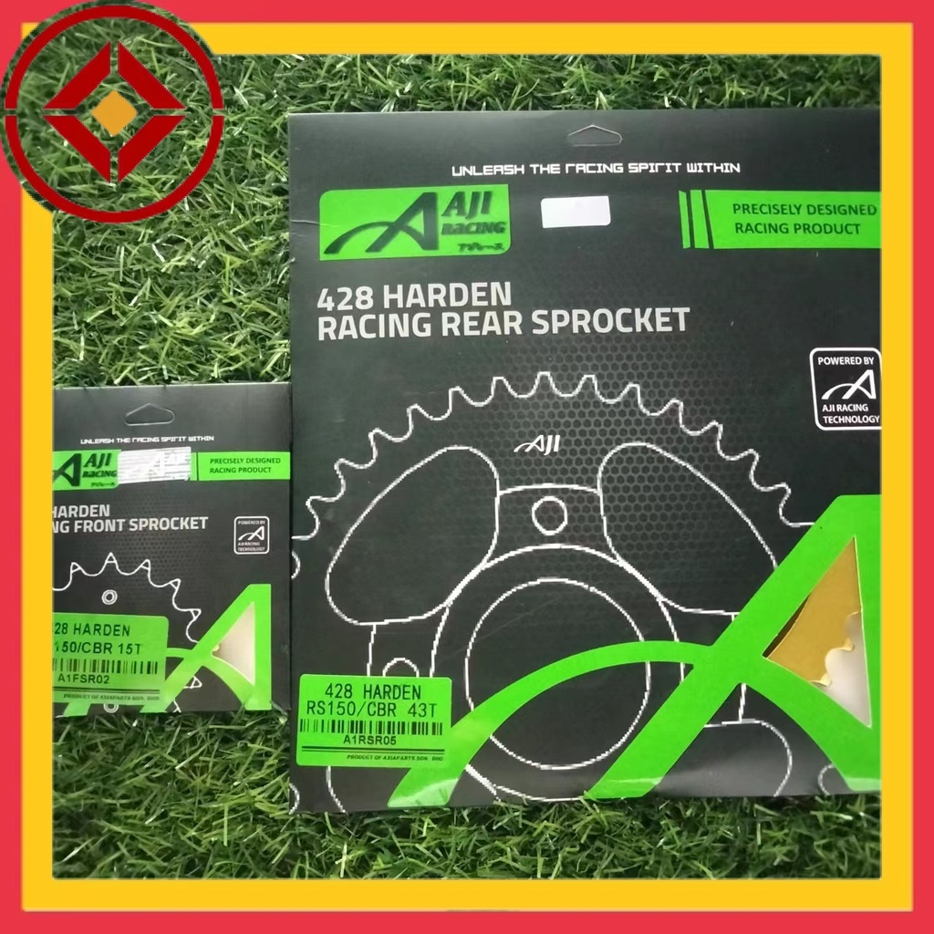 ของแท้ 100% ซ็อกเก็ต สีทอง 428 HARDEN SPROCKET RS150 CBR150 AJI RACING 14T 15T 16T 39T 40T 41T ...