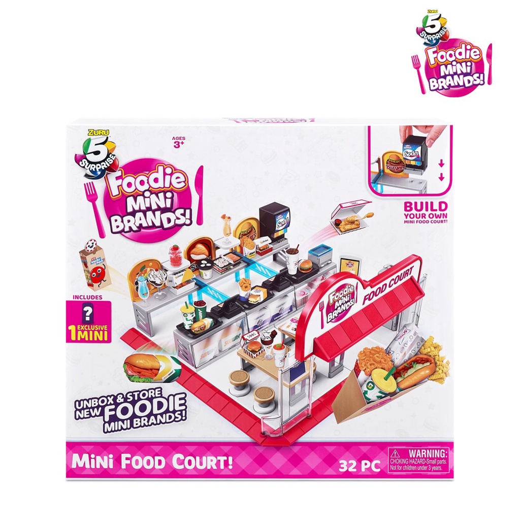 5 Surprise Foodie Mini Brands Mini Food Court พร้อมมินิพิเศษ 1 อัน โดย ...