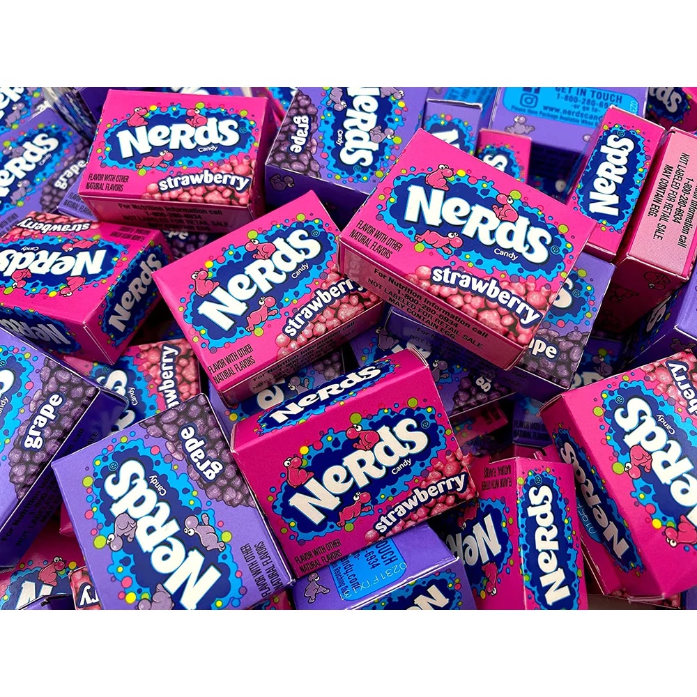 Wonka Nerds Mini Boxes Strawberry & Grape ขนม usa | Shopee Thailand