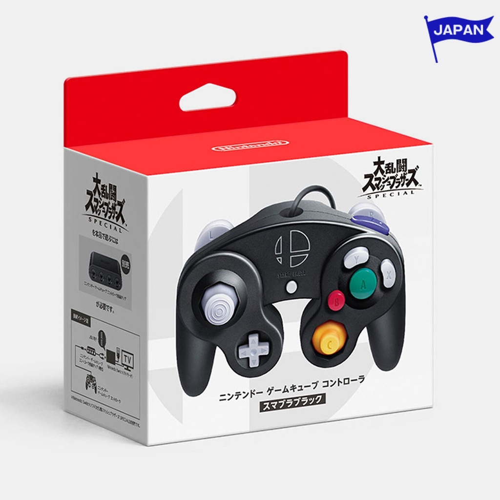 [ส่งตรงจากประเทศญี่ปุ่น] เป็นทางการ Nintendo Gamecube controller smash bros black official Wired ...
