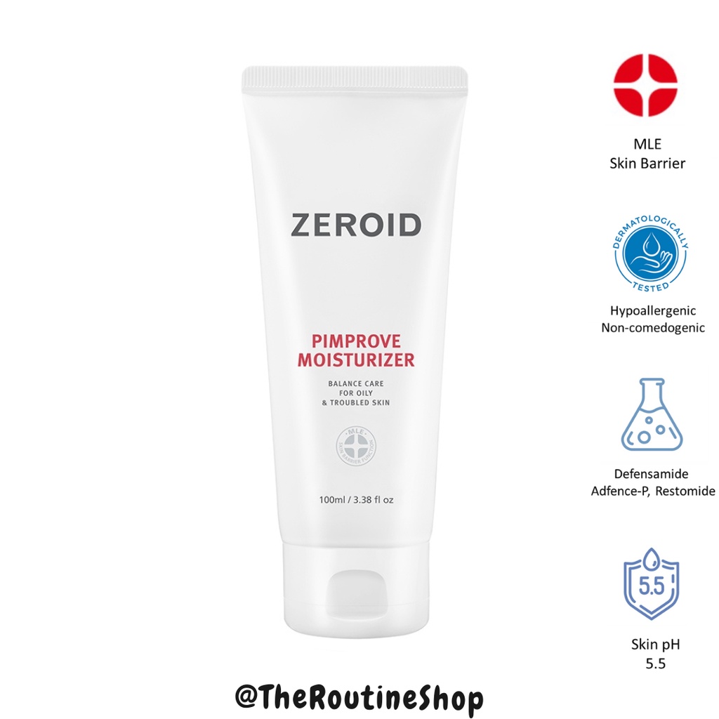 [ZPM ฉลากไทย] Zeroid Pimprove Moisturizer 100mL (EXP: 2027) | Shopee ...