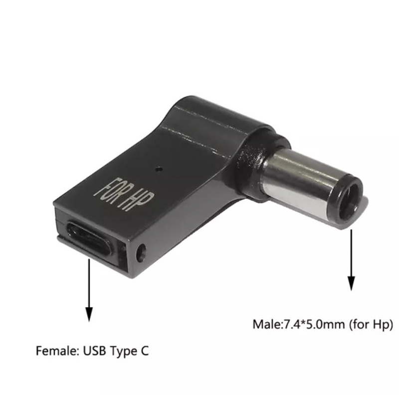 100W USB Type C To Dc Power Jack Connector USB C To Universal Laptop ...