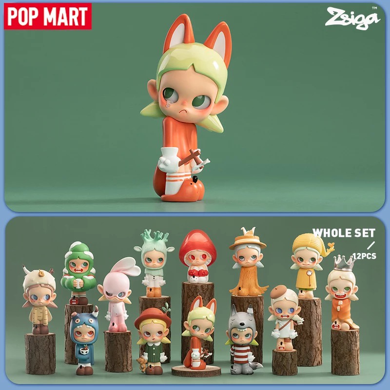 [พร้อมส่ง] POP MART Zsiga Walking into The Forest series ลิขสิทธิ์แท้ 🌳 ของสะสม Arttoy Designer ...