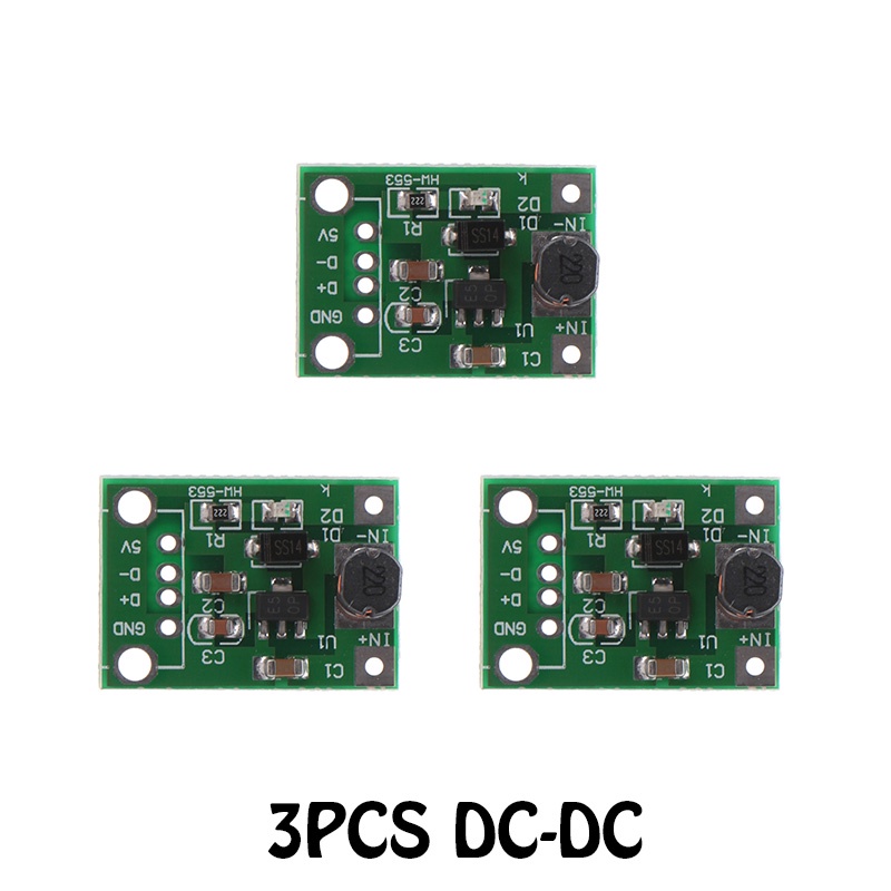 บอร์ดโมดูลพาวเวอร์ซัพพลายแปลงแรงดันไฟฟ้า DC-DC 1V-5V เป็น 5V 1 ชิ้น และ ...