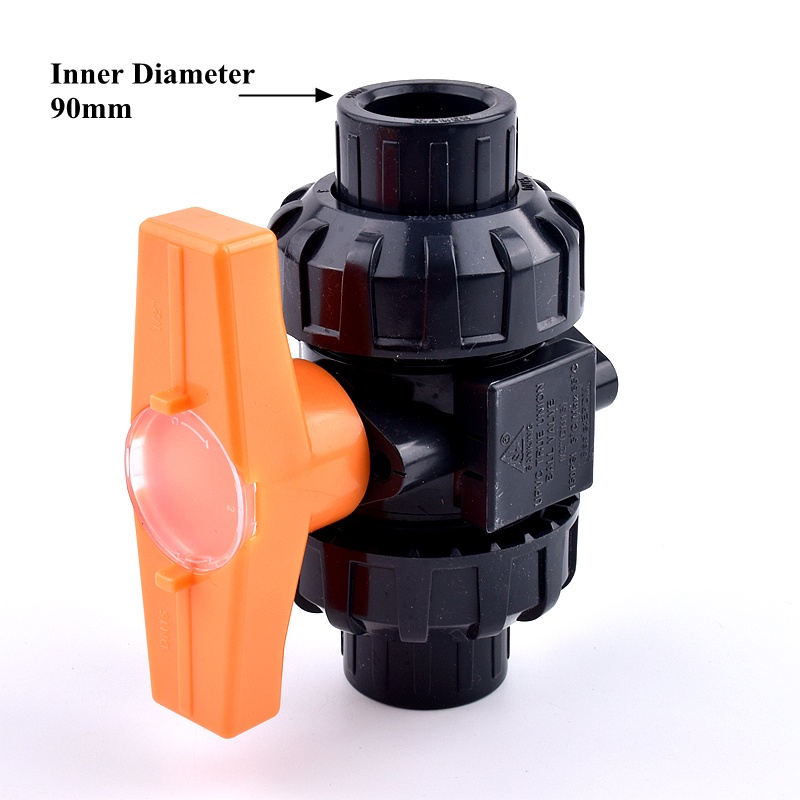 Big Size Availble I.D 20~110mm UPVC Pipe Ball Valves Aquarium Fish Tank ...