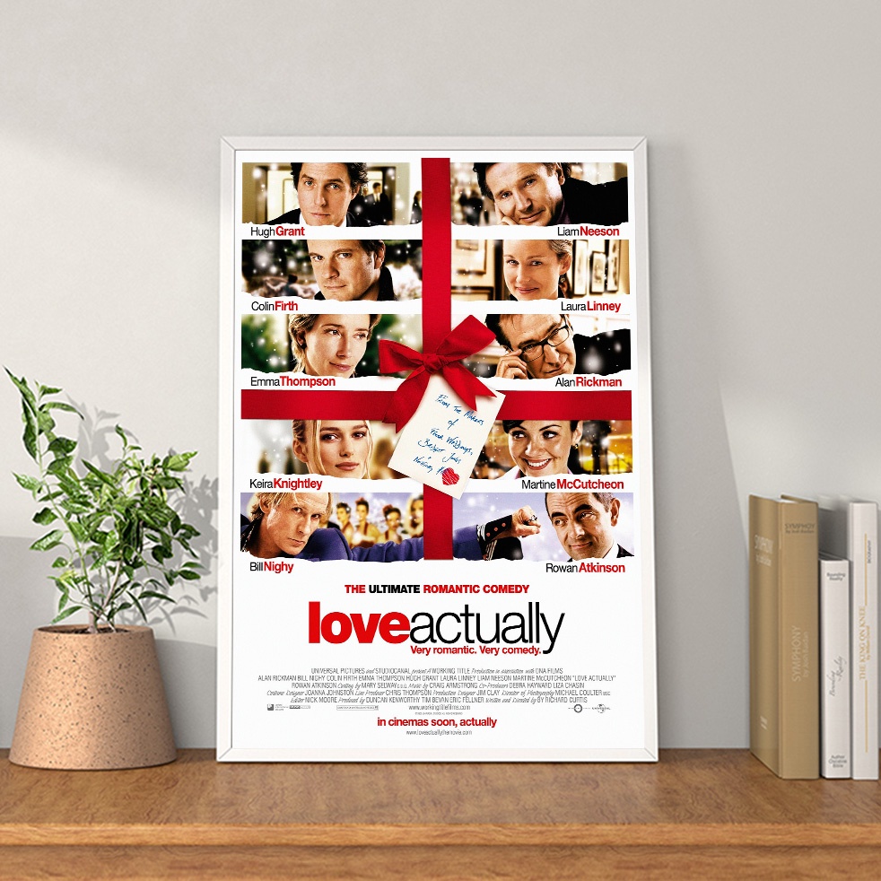 Love Actually Poster (2003) โปสเตอร์ภาพยนตร์ โรแมนติกคอมเมดี้ "ทุกหัวใจ ...