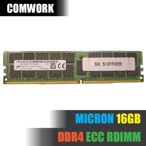 แรม MICRON 16GB DDR4 ECC RDIMM REGISTERED SERVER REG RAM MEMORY PC4 X99 ...