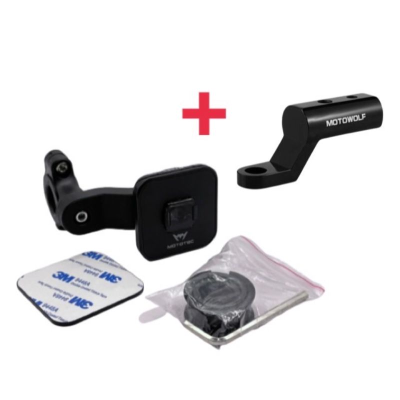 MOTOTEC Mag Lok MT-M01 ที่จับมือถือ ที่ยึดโทรศัพท์ติดมอเตอร์ไซด์ และ ...