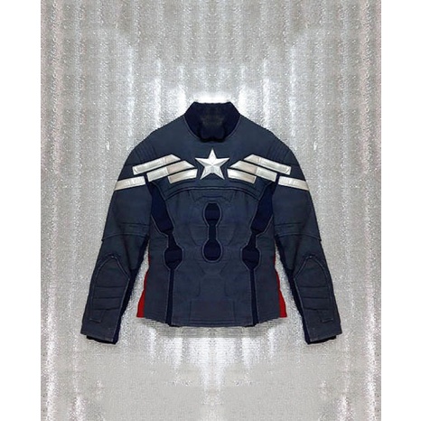 เสื้อกัปตันอเมริกา Captain America HZ Cosplay The Winter Solider Denim ...