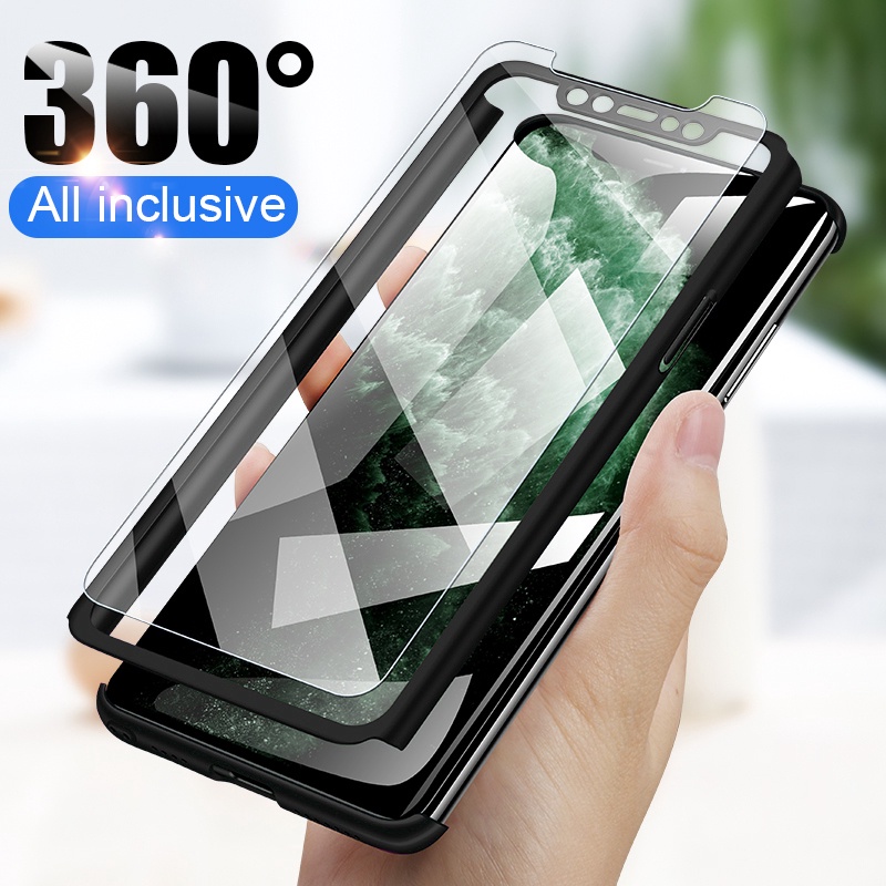 Huawei P30 P20 Pro Lite Y9 Prime 2019 y7 2019 P10 Plus 360 เคสแข็ง ป้องกันเต็มรูปแบบ พร้อมกระจก ...