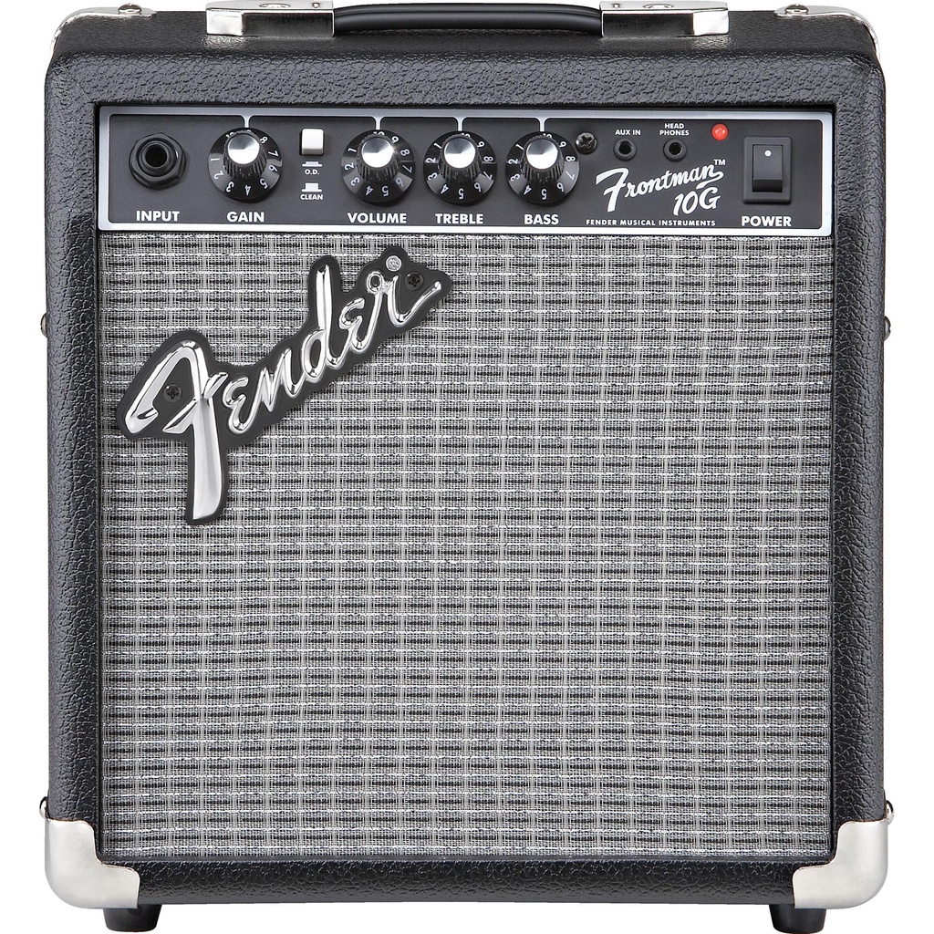 Fender ตู้แอมป์กีต้าร์ไฟฟ้า 10 วัตต์ รุ่น FRONTMAN-10G (รับประกันสินค้า ...