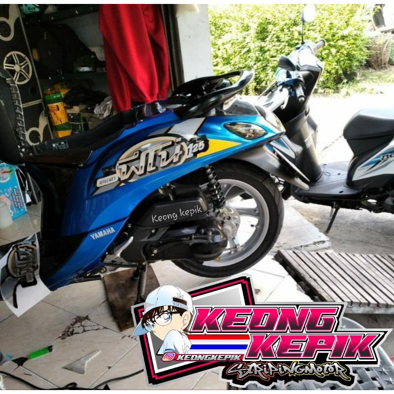 สติ๊กเกอร์สตริป LIS VARIATIONS THAILAND MOTORCYCLE YAMAHA MIO FINO 2017 ...