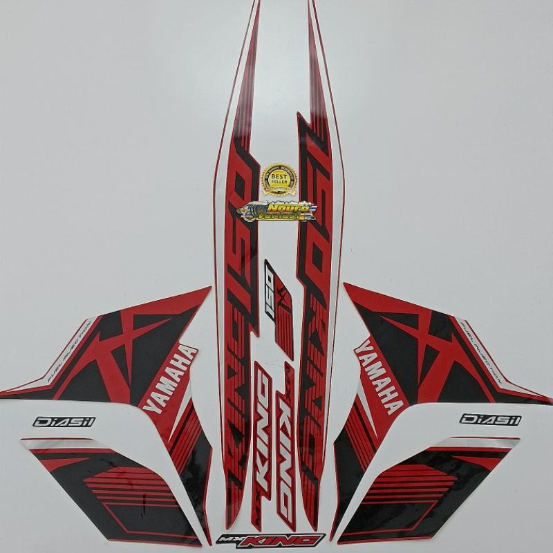 Merah Yamaha mx king 150 2017 2018 red Striping รายการตัวถังมาตรฐานที่ ...