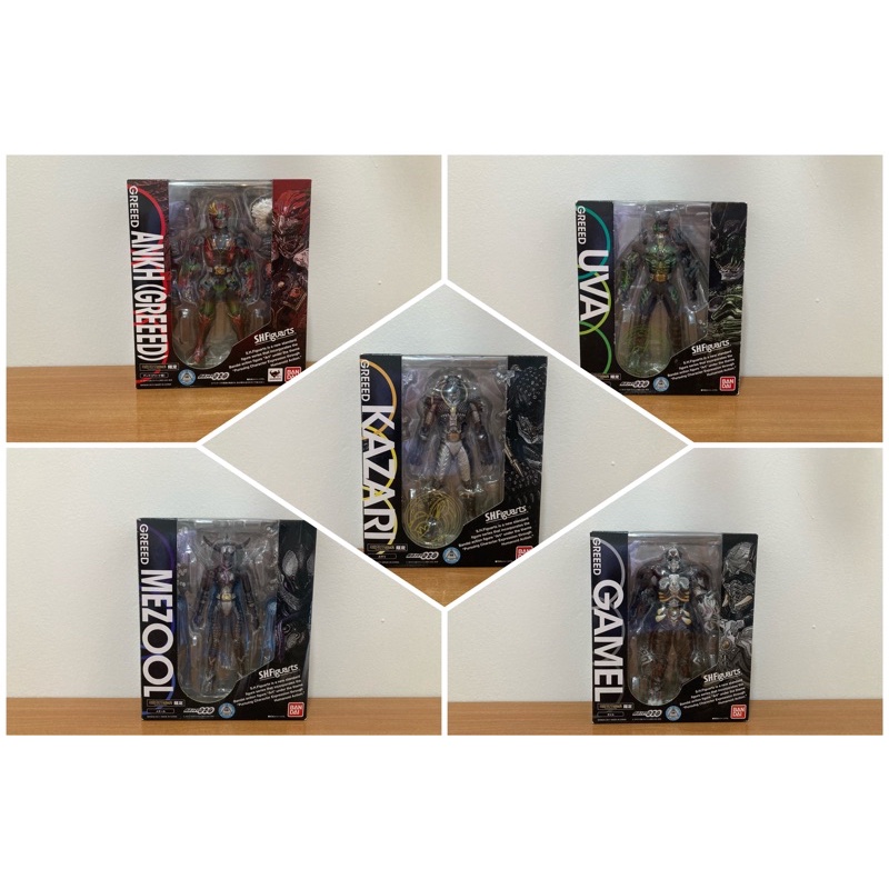 (S.H.Figuarts) Kamen Rider OOO/Ankh/Kazari/Uva/Gamel/Mezool | Shopee ...